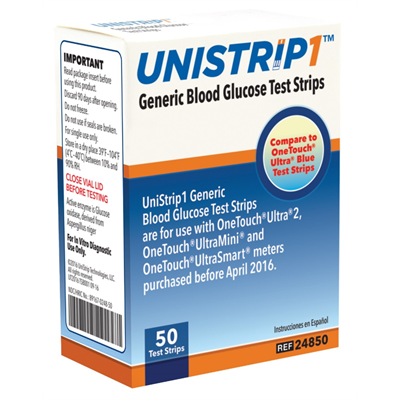 Generic Blood Glucose Test Strips - GlobalMed Group - AYUDANDO A CREAR VIDA